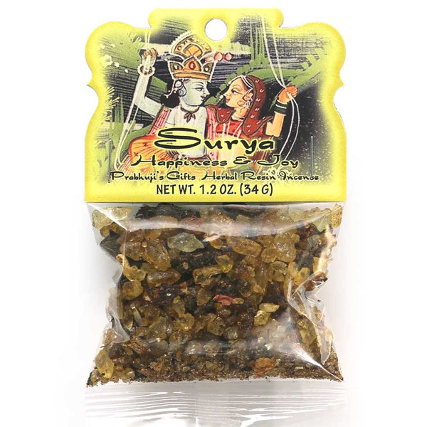 Happiness & Joy Resin Incense - Surya – Soul Niche
