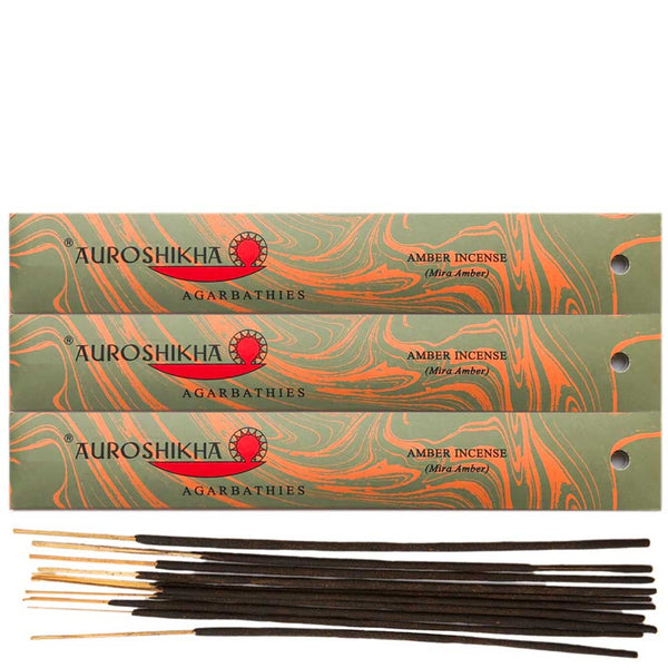 Auroshikha Amber Incense - 10 Gram Packs – Soul Niche
