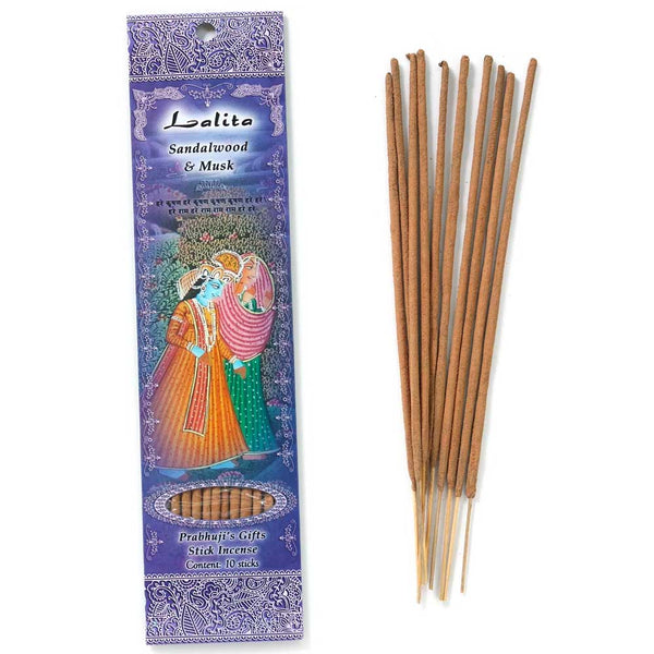 Lalita - Sandalwood & Musk Incense Sticks – Soul Niche